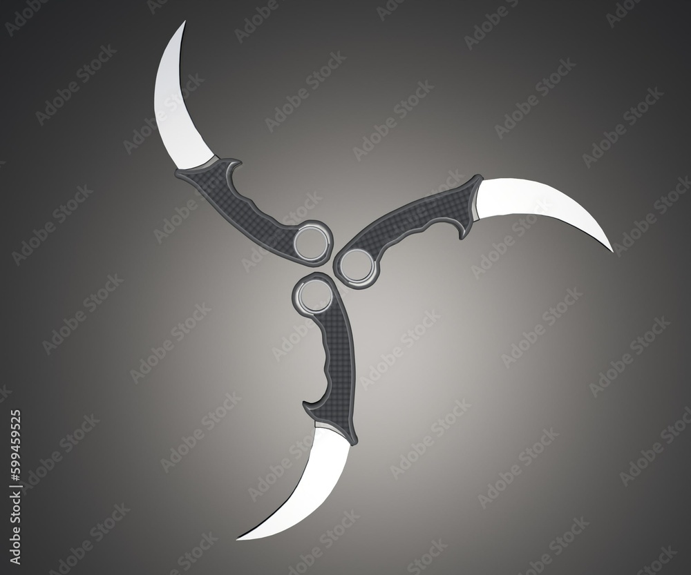 Karambits are curved, claw-like utility and fighting knives modeled ...