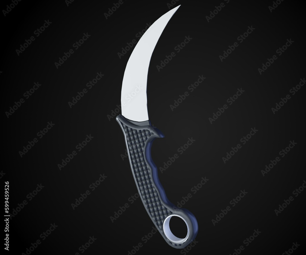Karambits are curved, claw-like utility and fighting knives modeled ...