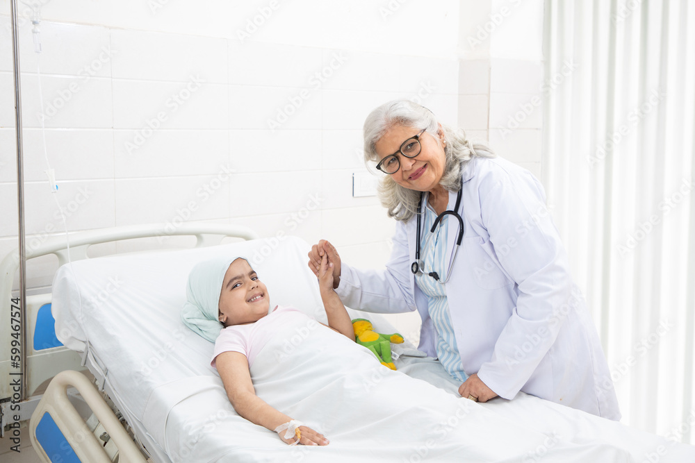 Chemotherapy Patient With Doctor