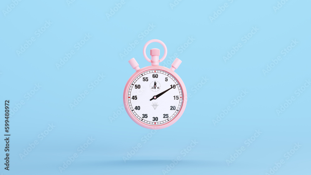 Pink Stopwatch Sports Precision Measurement Competition Chronometer ...