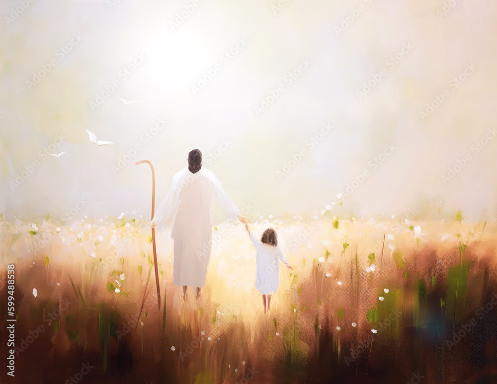 Walking Hand In Hand With Jesus