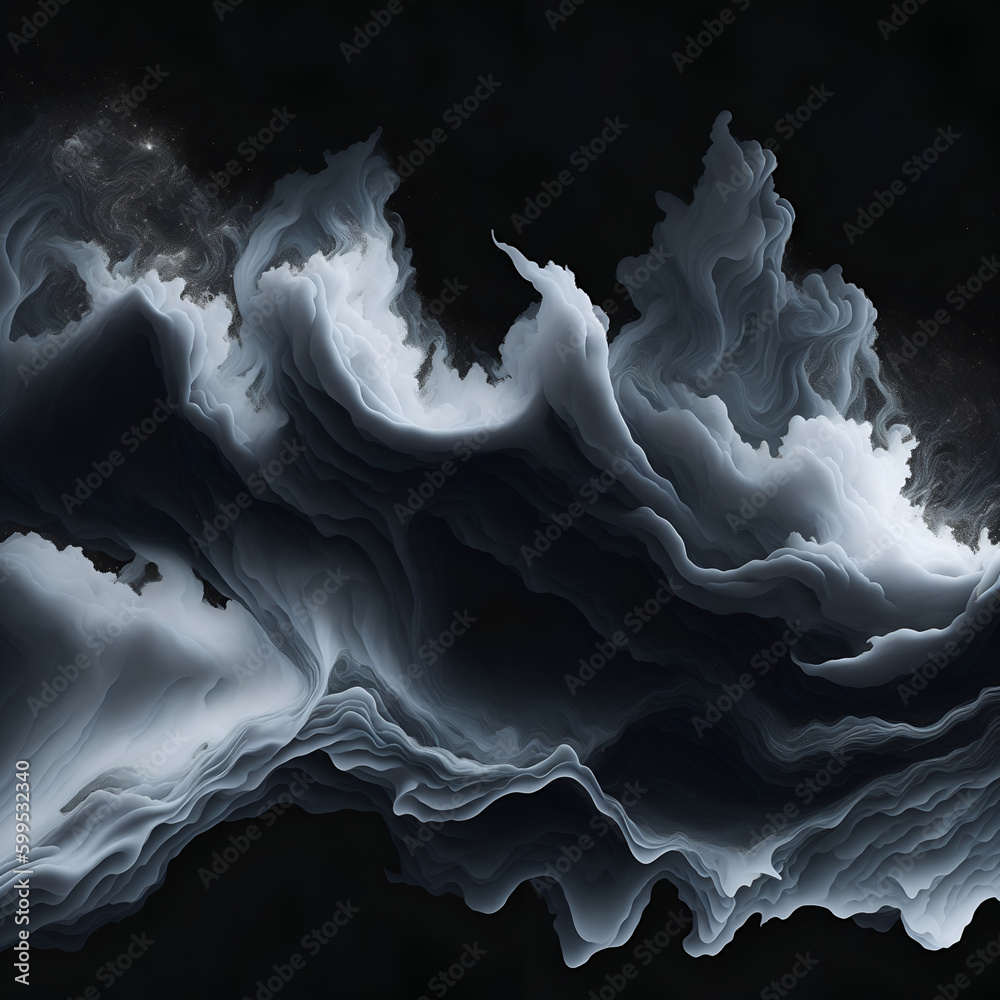 Mist, water splash. Color gradient, smoke wave, background with free ...