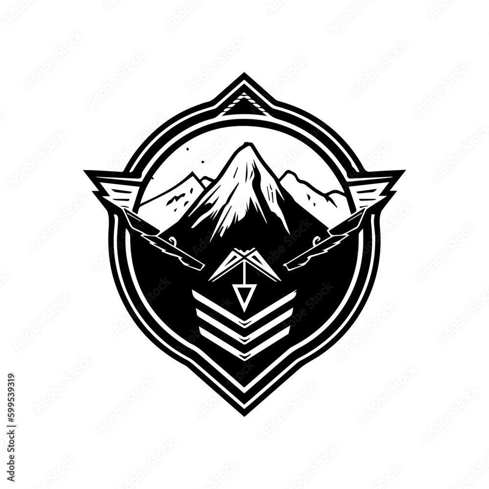 A Bold And Patriotic Army Logo Design Perfect For Military themed a-bold-and-patriotic-army-logo-design-perfect-for-military-themed