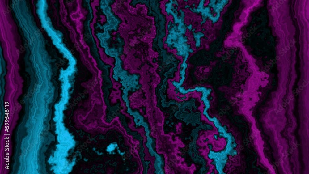 Fluid art drawing video, trendy marble texture with flowing effect ...