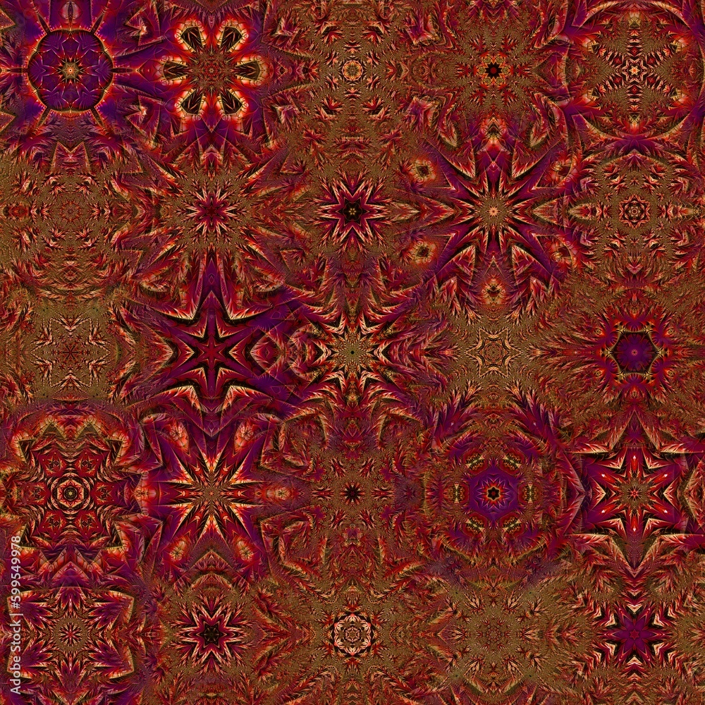 Fractal complex red patterns - Mandelbrot set detail, digital artwork ...