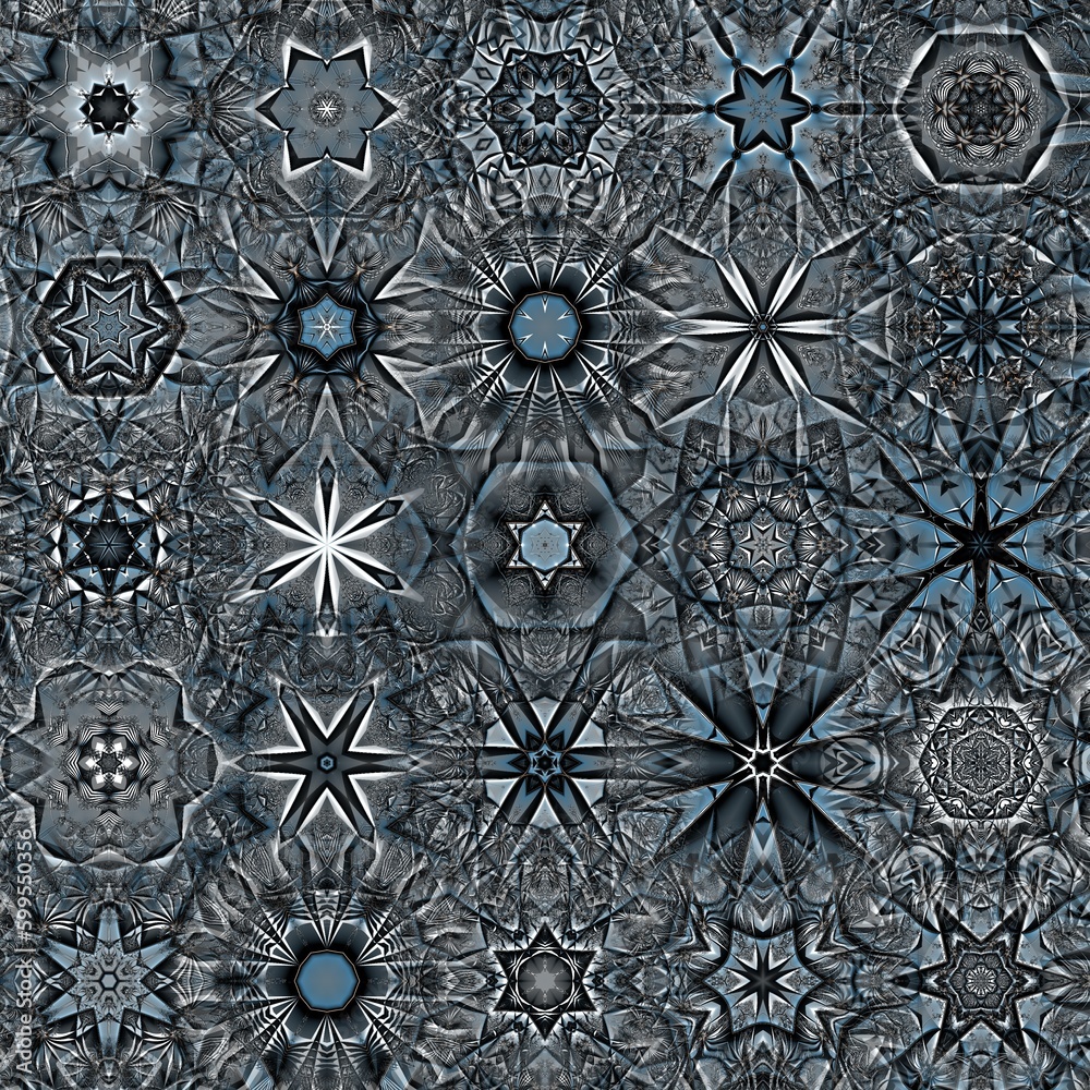 Fractal complex patterns - Mandelbrot set detail, digital artwork for ...