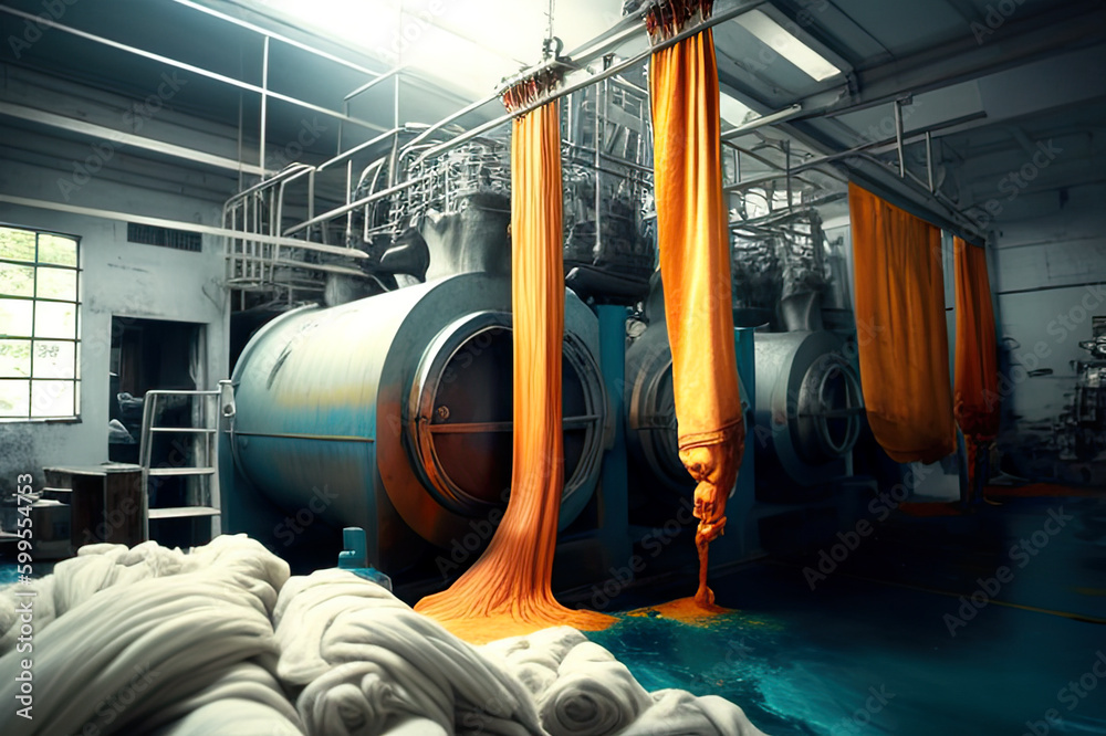 Toxic dye used in textile production can have a negative impact on the ...