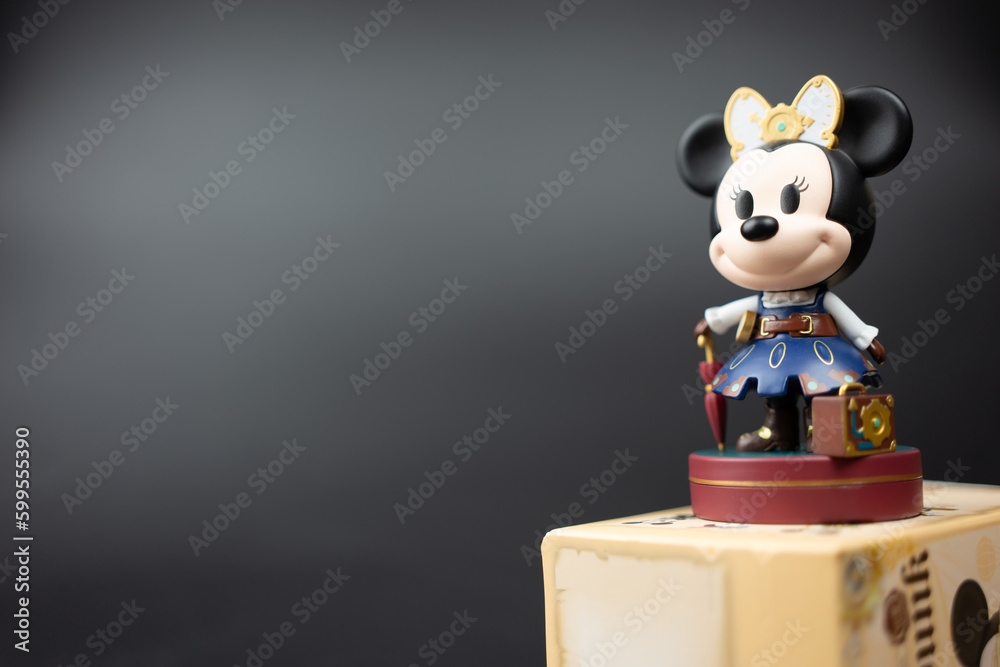 Samut Prakan, Thailand - May 5, 2023 : Minnie Mouse from Blind Box ...