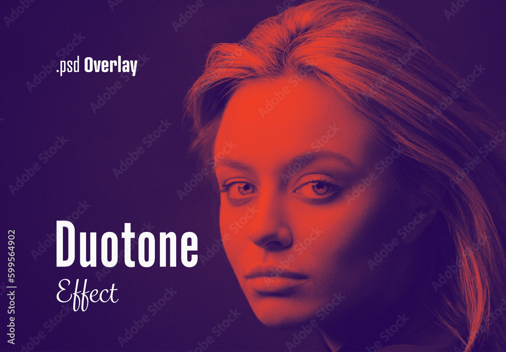 Duotone Color Photo Overlays Stock Template | Adobe Stock