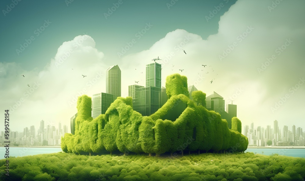 Clean and environmentally friendly environment, renewable energy-based ...