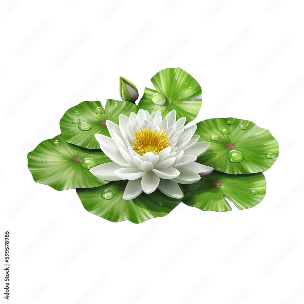 lily pad on transparent background cutout Stock Photo | Adobe Stock