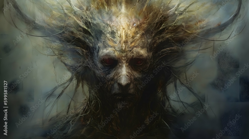 Demon entities, wallpaper background illustration, dark, horror ...