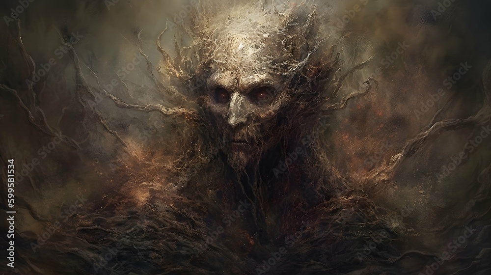 Demon entities, wallpaper background illustration, dark, horror ...