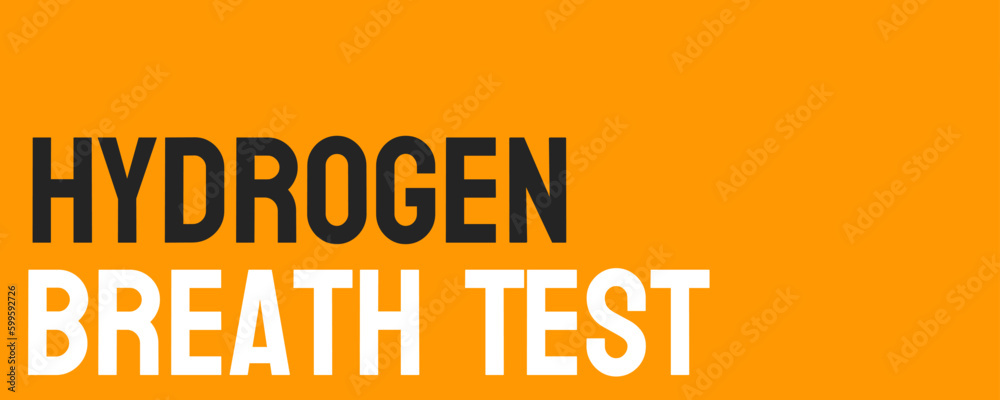 Hydrogen Breath Test - a test to diagnose gastrointestinal issues Stock ...