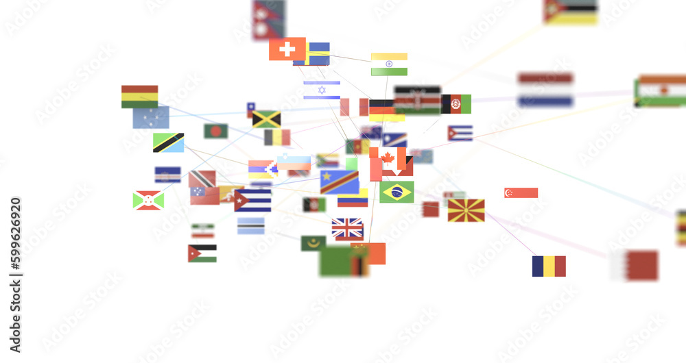 Globe International World Flags - PNG transparent Stock Illustration ...