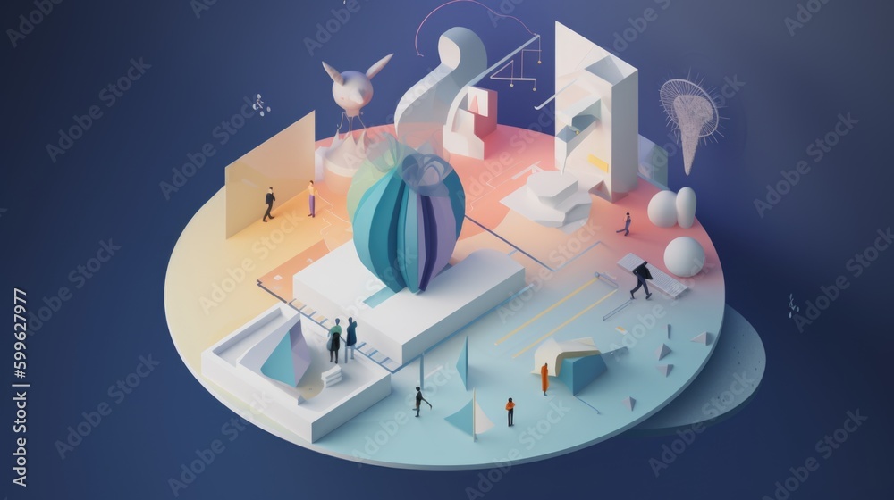 Team Collaboration: Abstract metaphor art with unambiguous visual ...