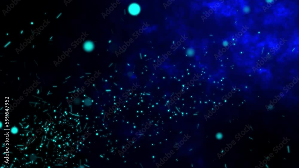 Burning blue hot sparks rise from fire seamless loop ,Fire Particles ...