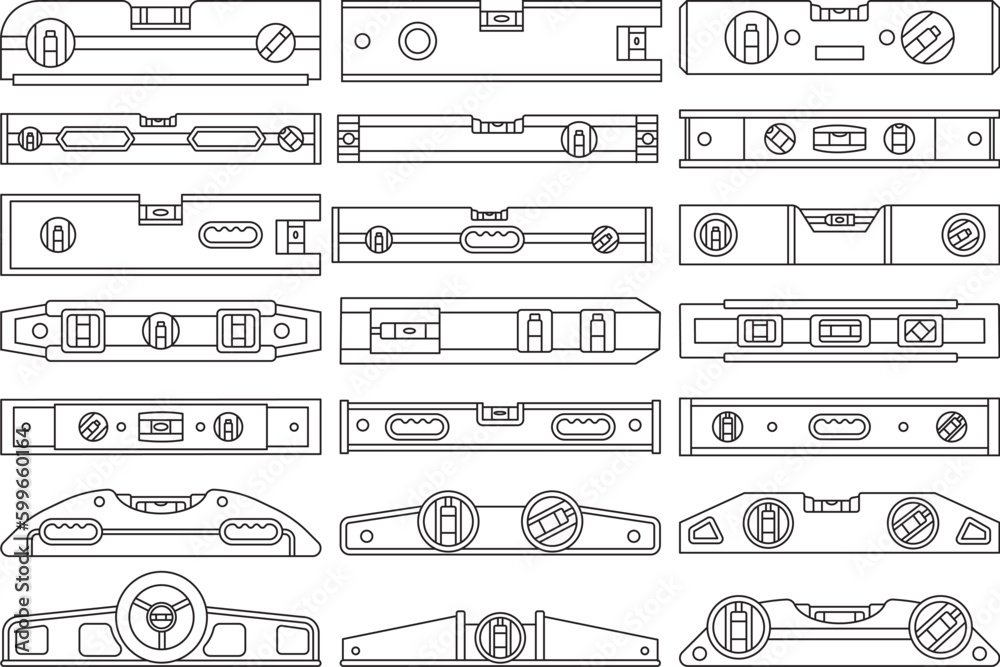 Sprite Level Outline Bundle,Clip Art Stock Vector | Adobe Stock