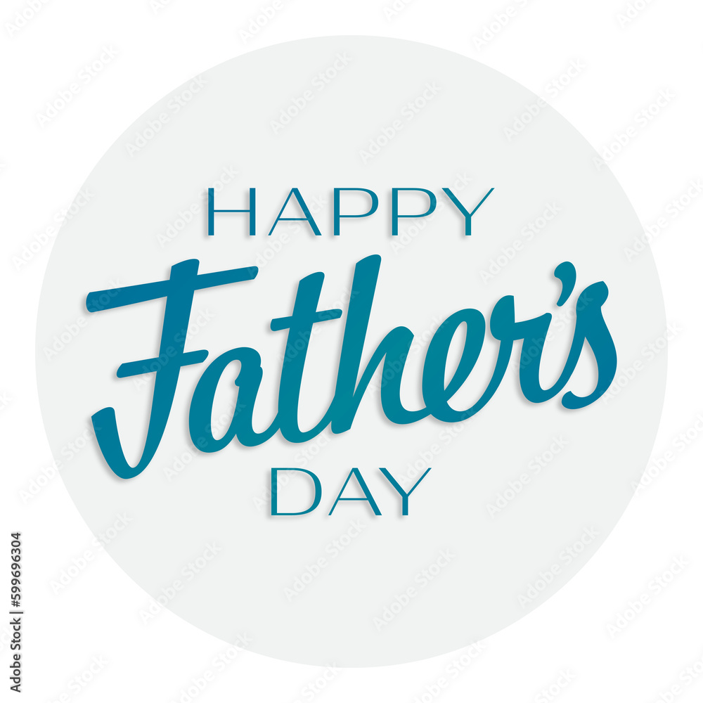Happy Father's Day, Text in Circle, Script, Happy Father's Day ...