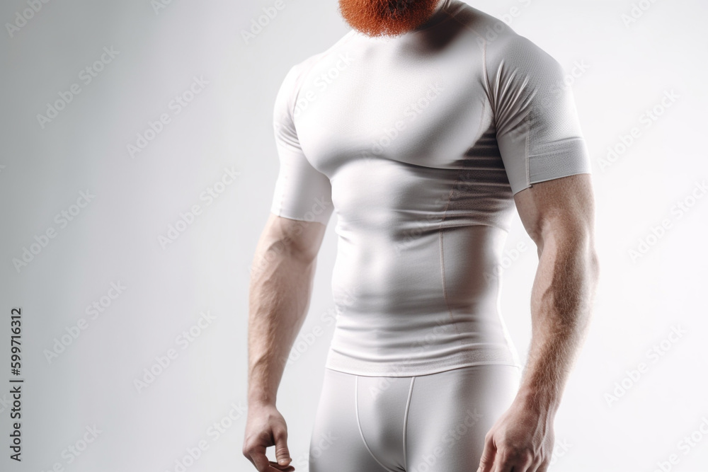 Ginger muscular fit fitness body male model guy ginger beautiful chest ...