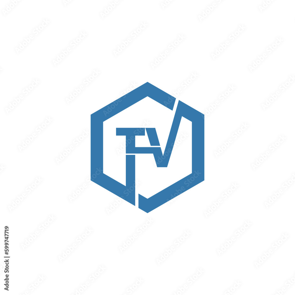 TV letter design for logo and icon.TV monogram logo.vector illustration ...