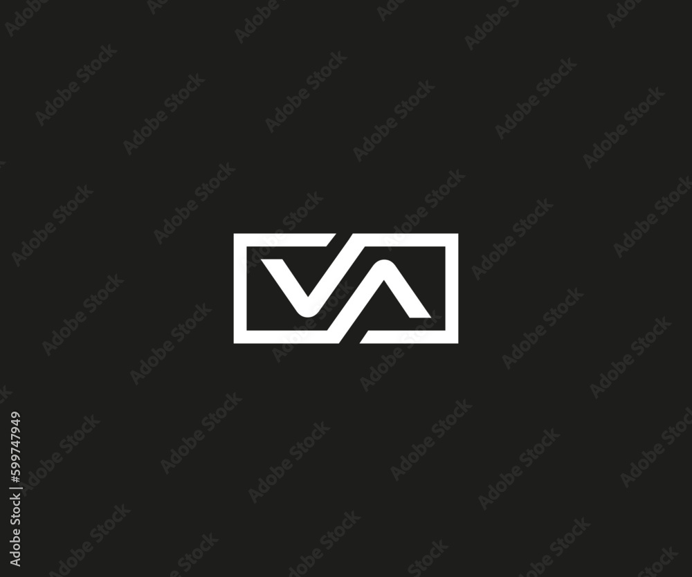 VA logo vector Stock Vector | Adobe Stock