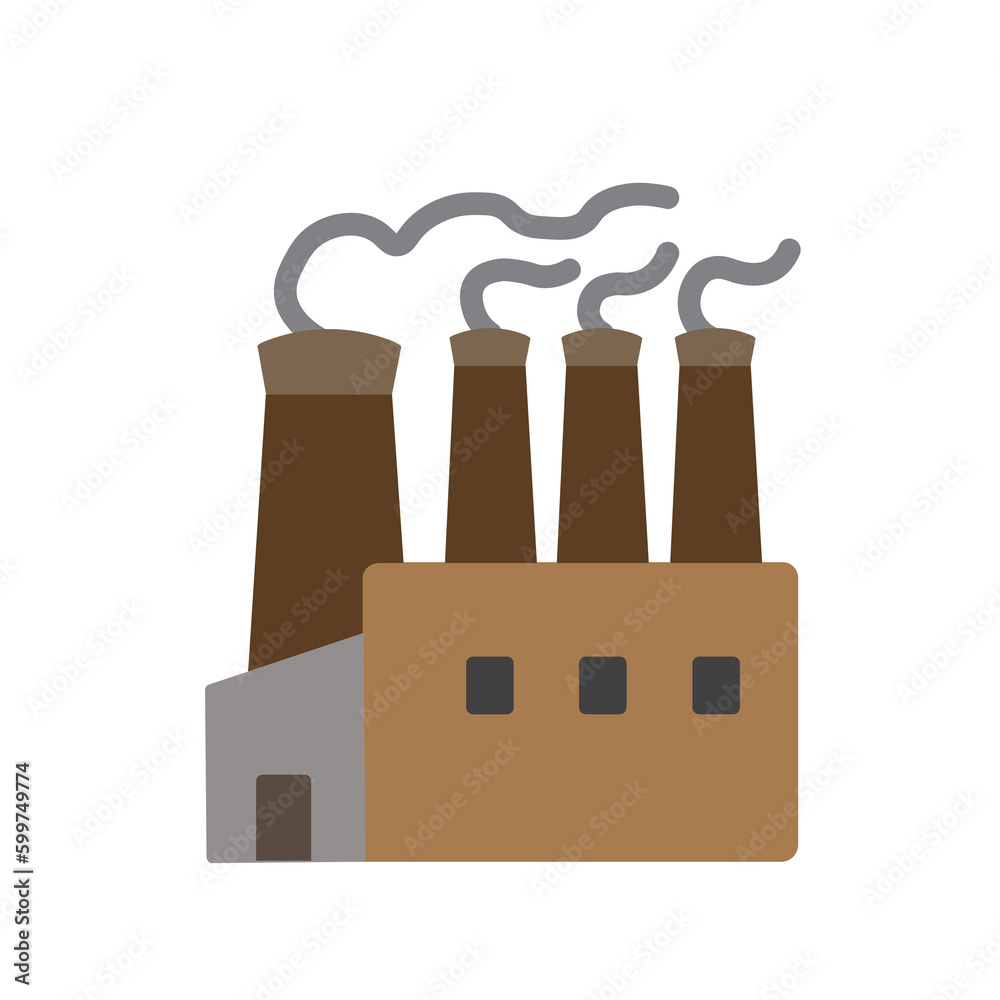 Air pollution from industrial factory. Global warming and greenhouse ...