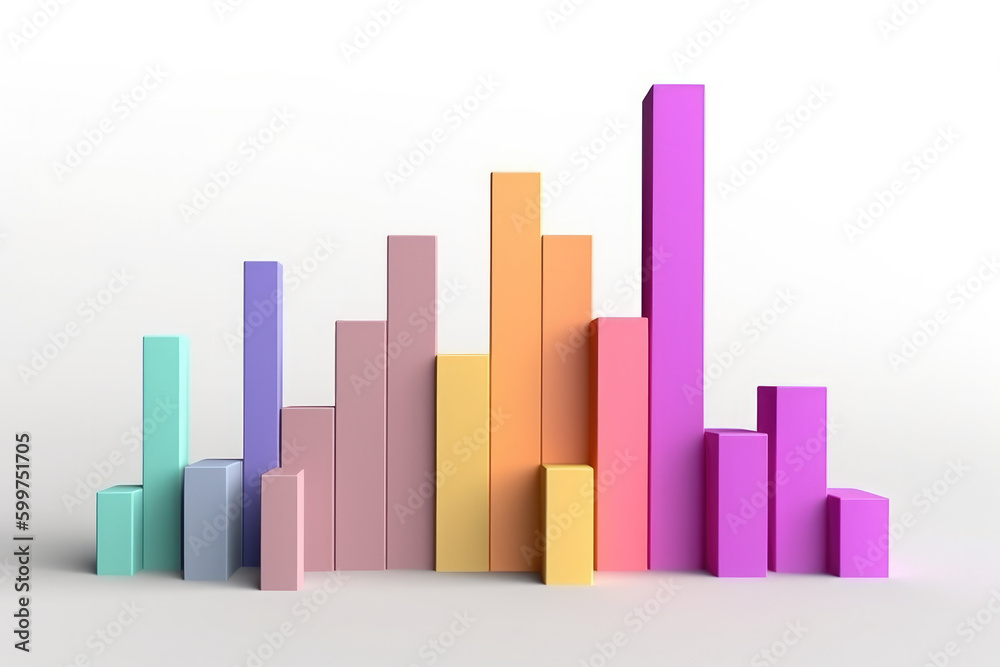 professional economy illustration of Vertical Bar Chart indicate the ...