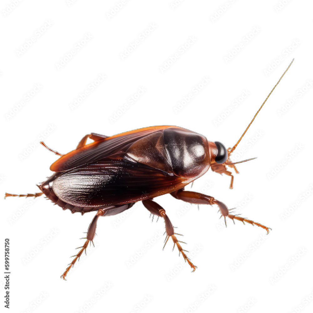 cockroach isolated on transparent background cutou Stock Illustration ...
