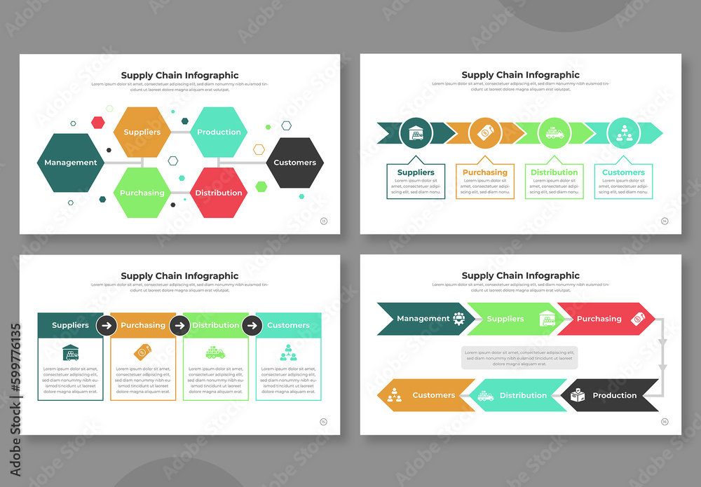 Supply Chain Data Management Presentation Design Template Stock ...