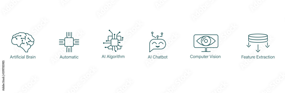 artificial brain, automatic, ai algorithm, ai chatbot, computer vision ...