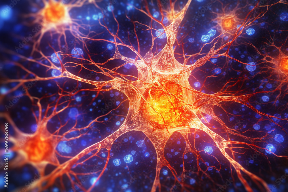 A micrograph image of synapses in the brain, showing the tiny gaps ... A micrograph image of synapses in the brain, showing the tiny gaps ...