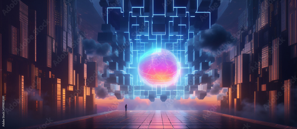 Futuristic Technology: Stunning AI & Cloud Computing Concepts Featuring ...