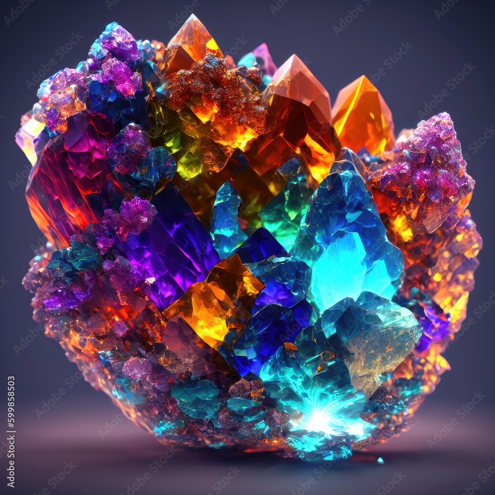 Univers de pierres précieuses - Une exploration immersive des cristaux ...