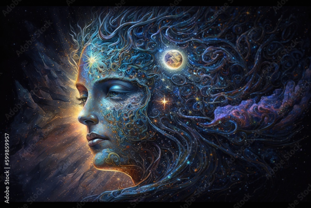 Ascension de l'âme - Une représentation artistique de l'élévation de l ...