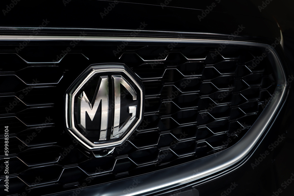 nice MG ZS luxury black and chromium grille with mg logo of black MG zs ...