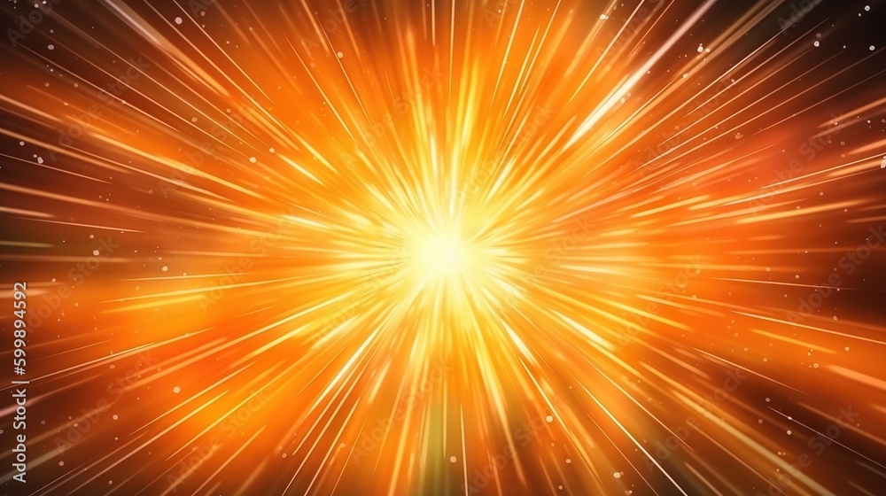 High-energy particles explosion. Star explosion with particles. Star ...