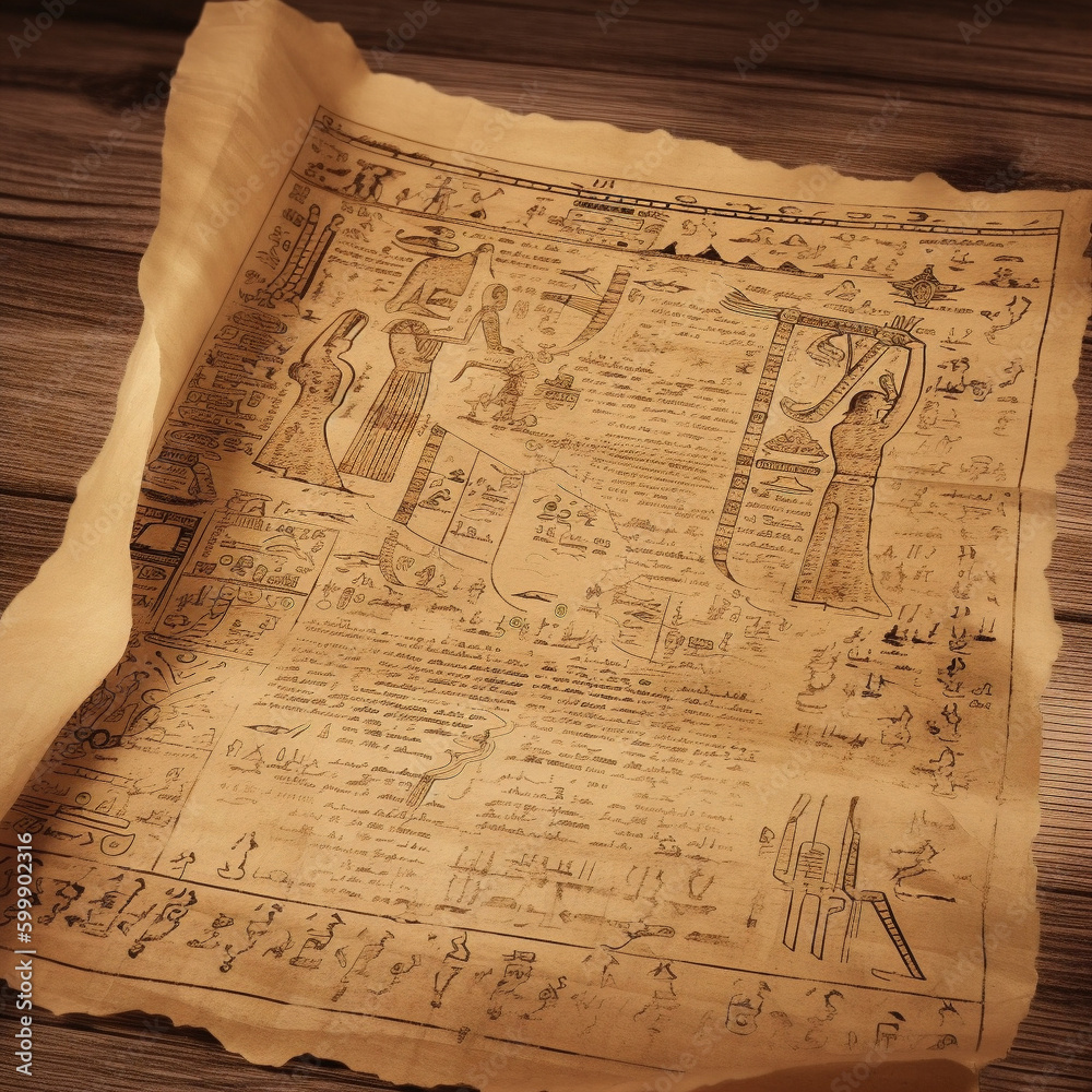 Reverse map, Egyptian literature, treasure map, ancient literature ...