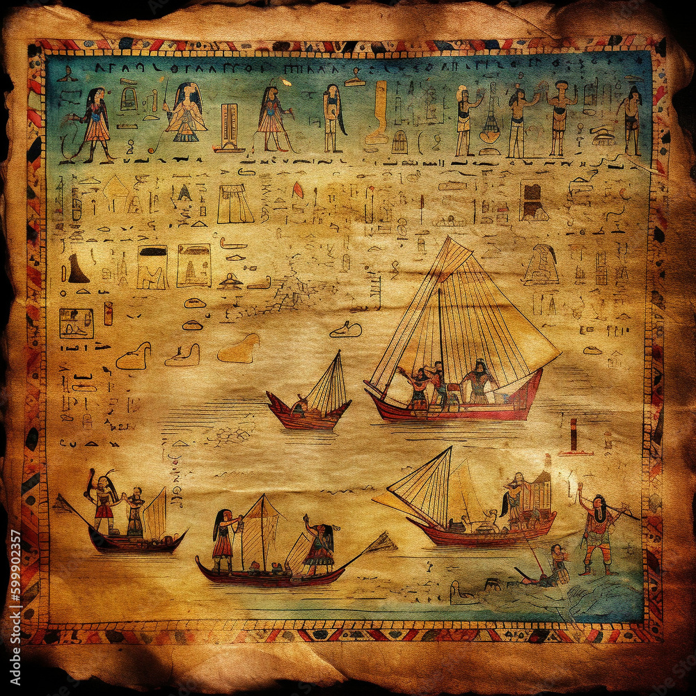 Reverse map, Egyptian literature, treasure map, ancient literature ...