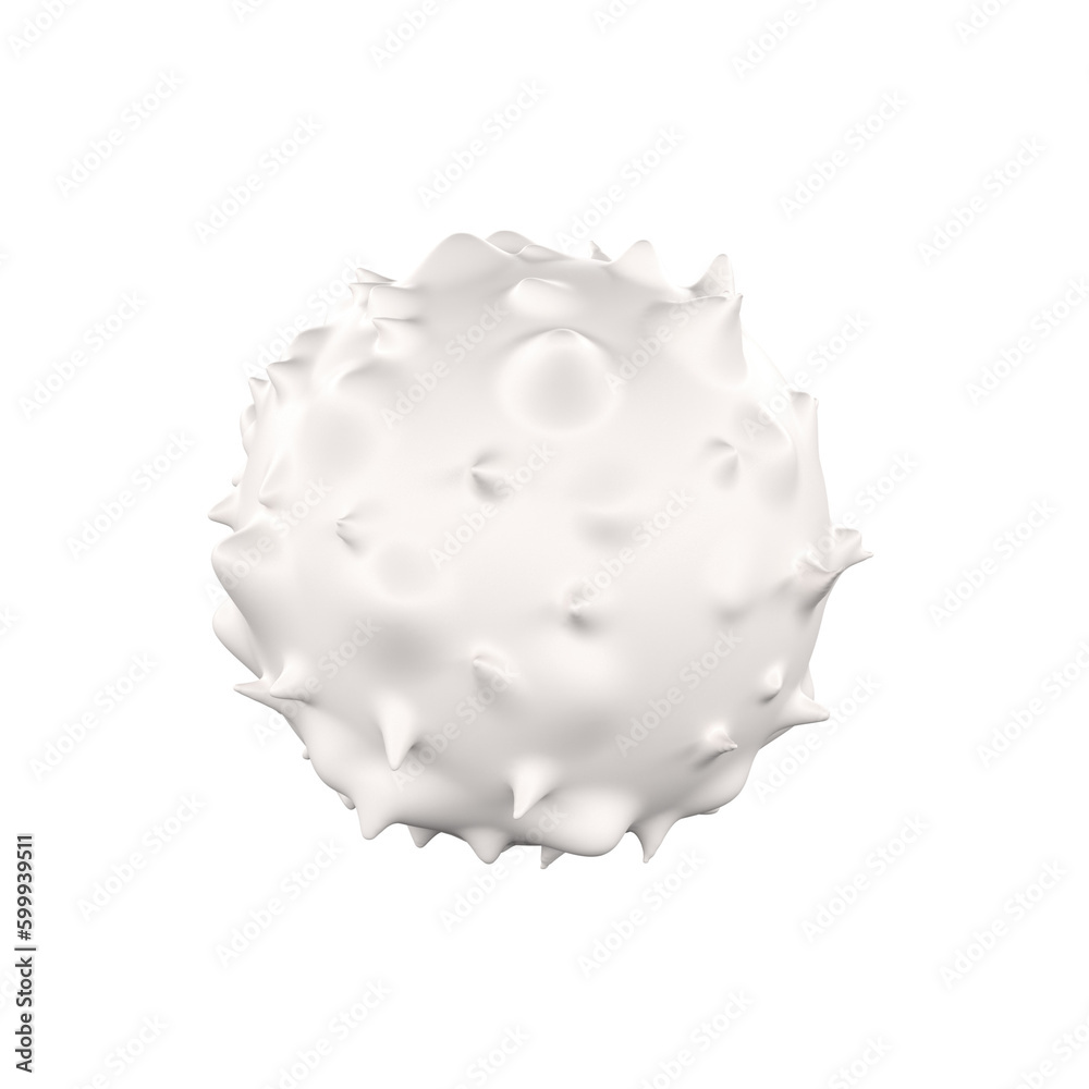 White blood cell 3d realistic icon analysis. Leukocytes medical ...