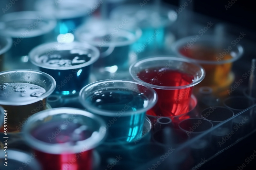 DNA extraction process from cells. DNA, background Generative AI Stock ...