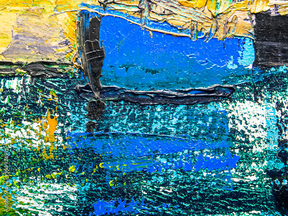 Colorful surface of the painting. Texture of painting. Painting artwork ...
