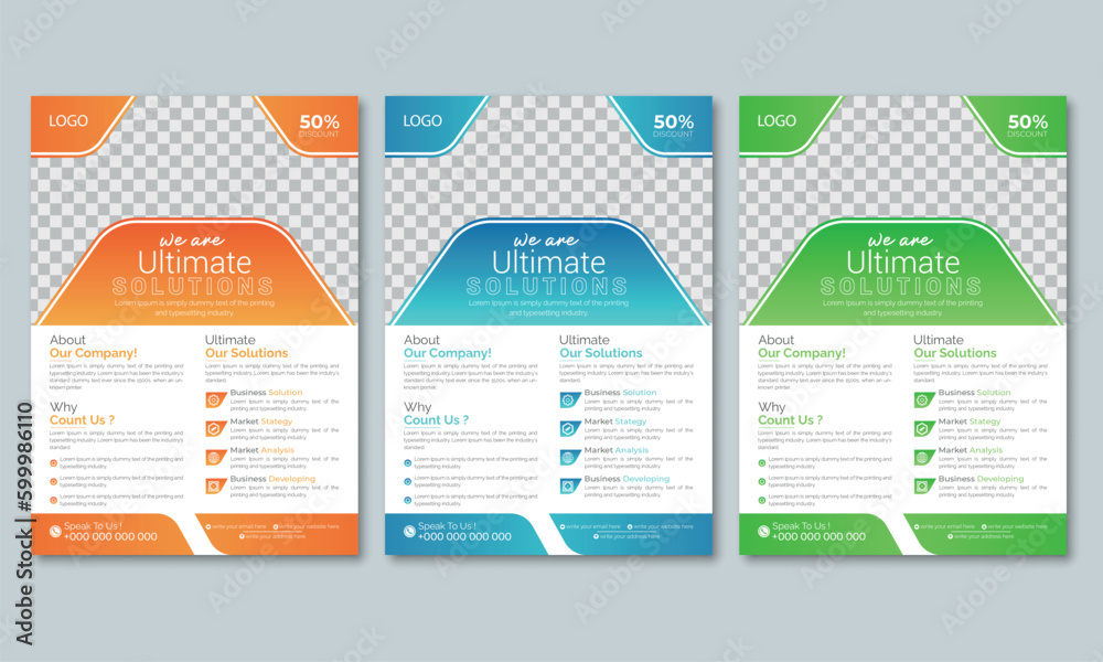 corporate Flyer design vector Flyer simple and clean Flyer modern and ...