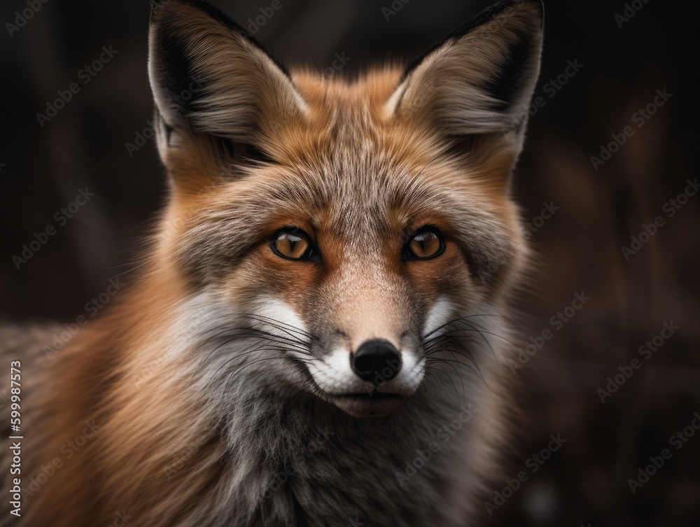 Captivating Red Fox Photo - AI Generated Generative AI Stock ...