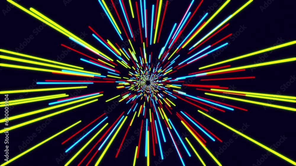 Video Stock Glowing Lines 4K UHD 3840x2160 Loop 3d Animation. Flying in ...