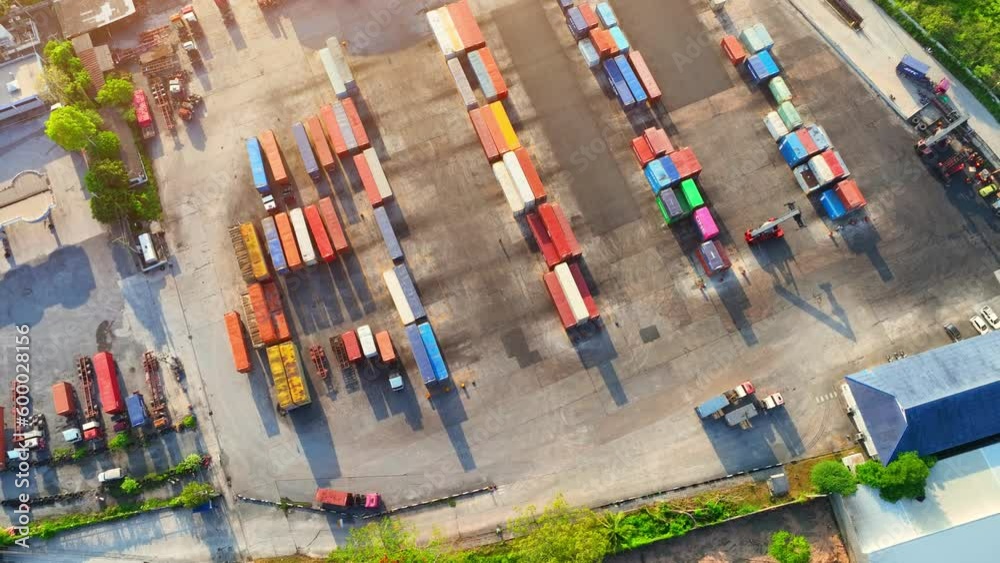 Container yards are equipped with a range of infrastructure and ...