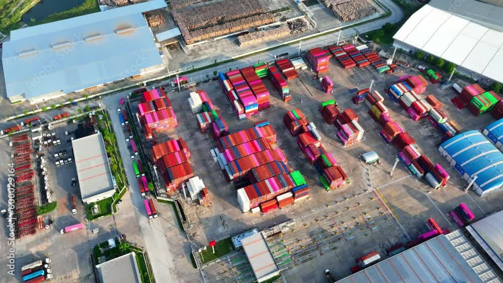 Container yards are equipped with a range of infrastructure and ...