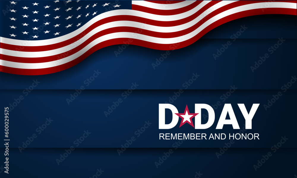 D-Day Normandy Landings June 06 Background Vector illustration Stock ...