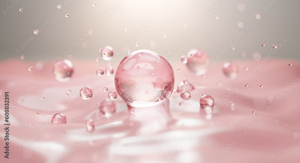 skin cell. serum molecules through the skin layer and reduce up saggy ...