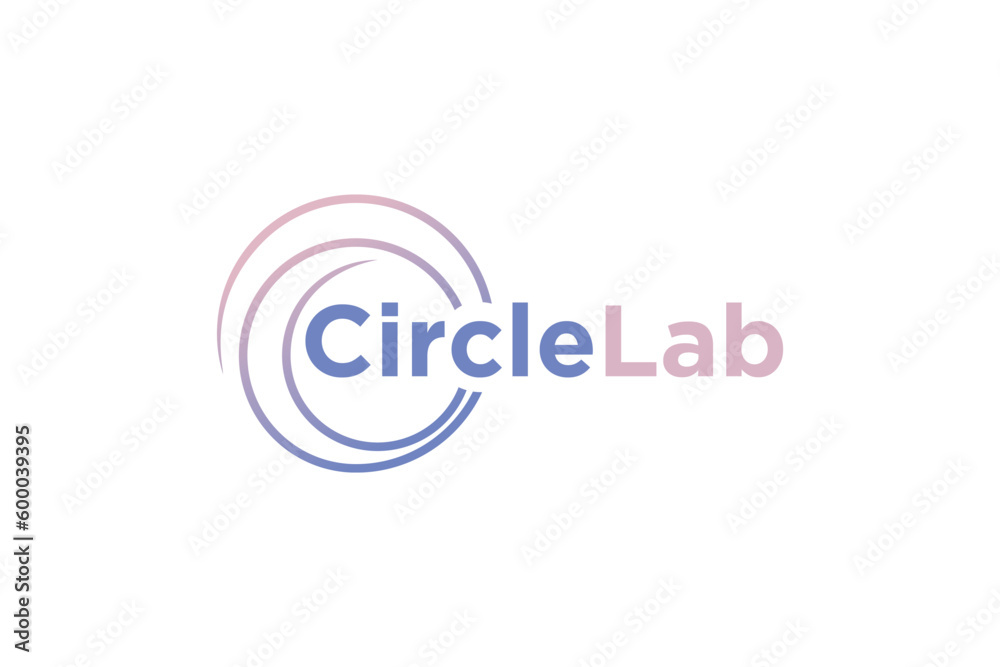Circle line logo lab modern icon symbol orbit illustration Stock Vector | Adobe Stock